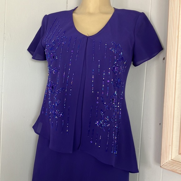 Positive Attitude | Dresses | Vintage Positive Attitude Purple Long ...